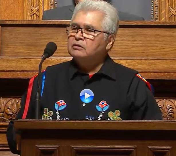 Chairman Van Zile Addresses State Legislators - Sokaogon Chippewa Community