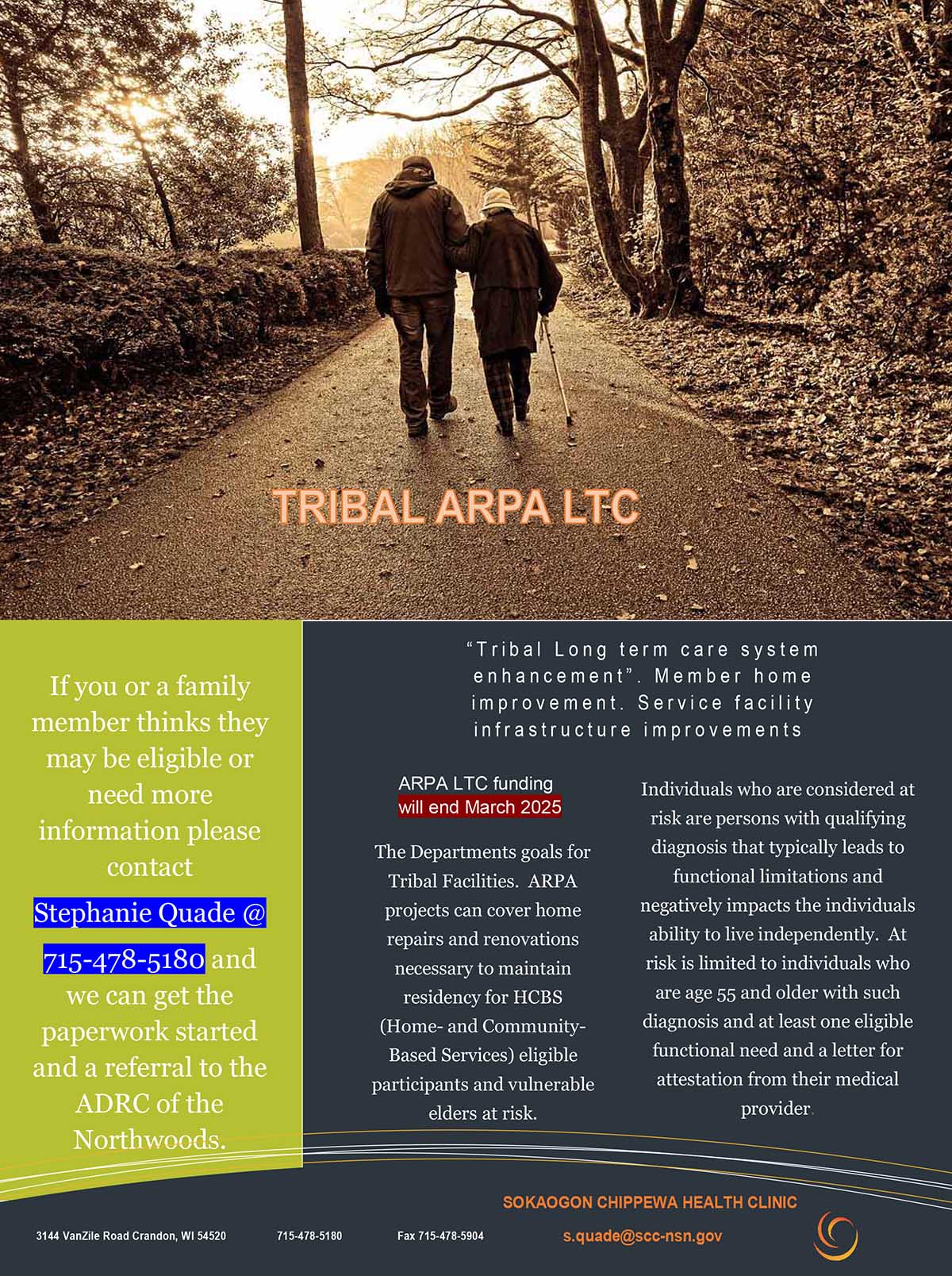 Tribal ARPA Long-Term Care Funding – Sokaogon Chippewa Community